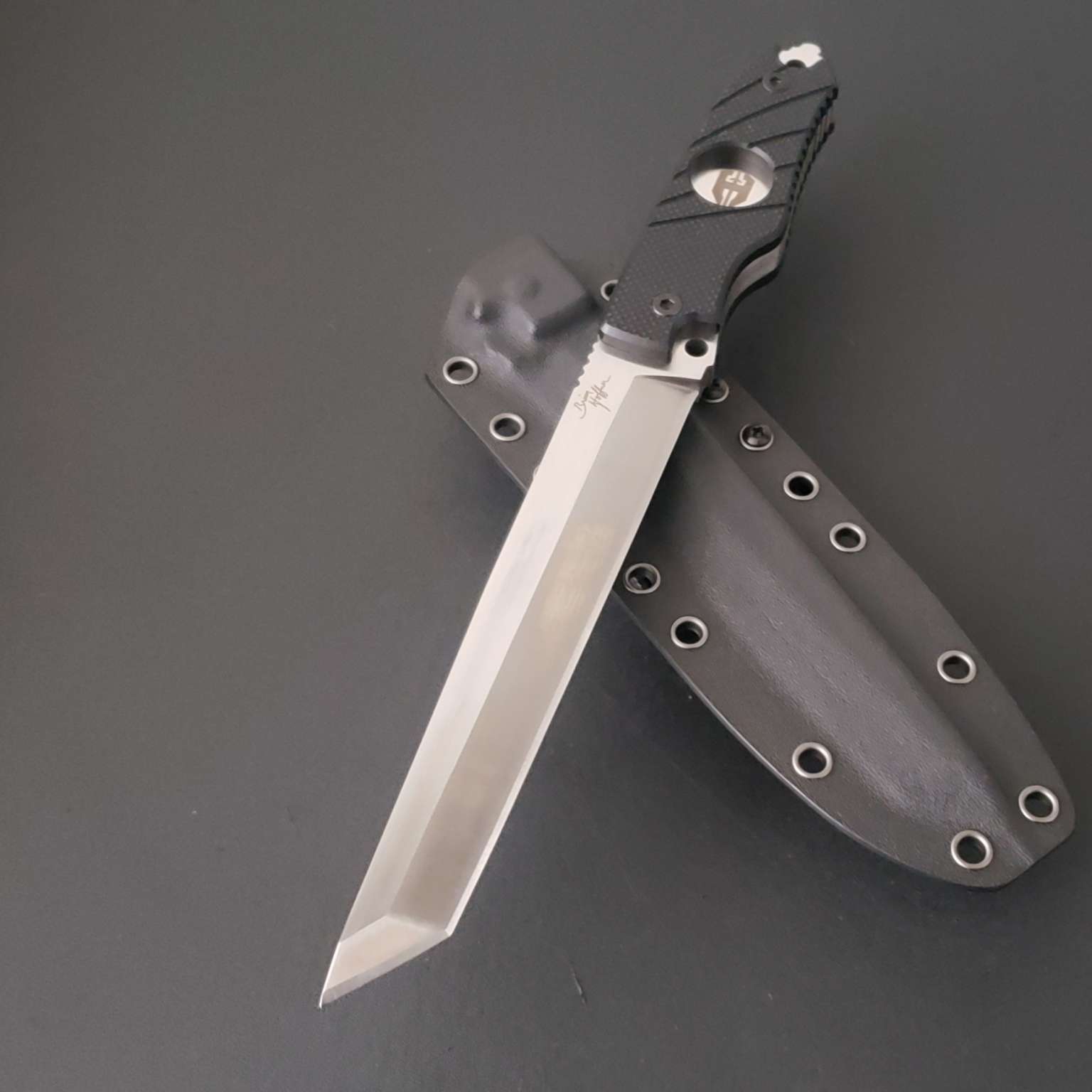 The Hoffner BEAST Knife: 7″ Long Tanto Blade & 3/8″ Thick