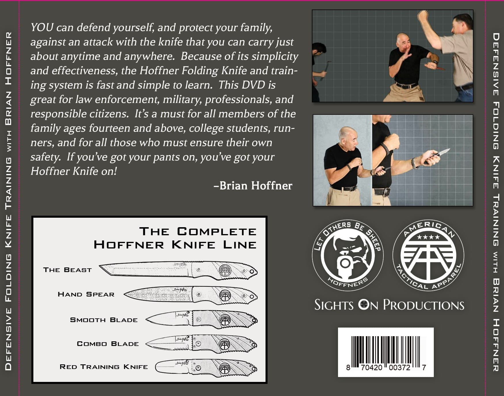 Hoffner Defensive Folding Knife Training DVD | Hoffner Knives, Covert ...