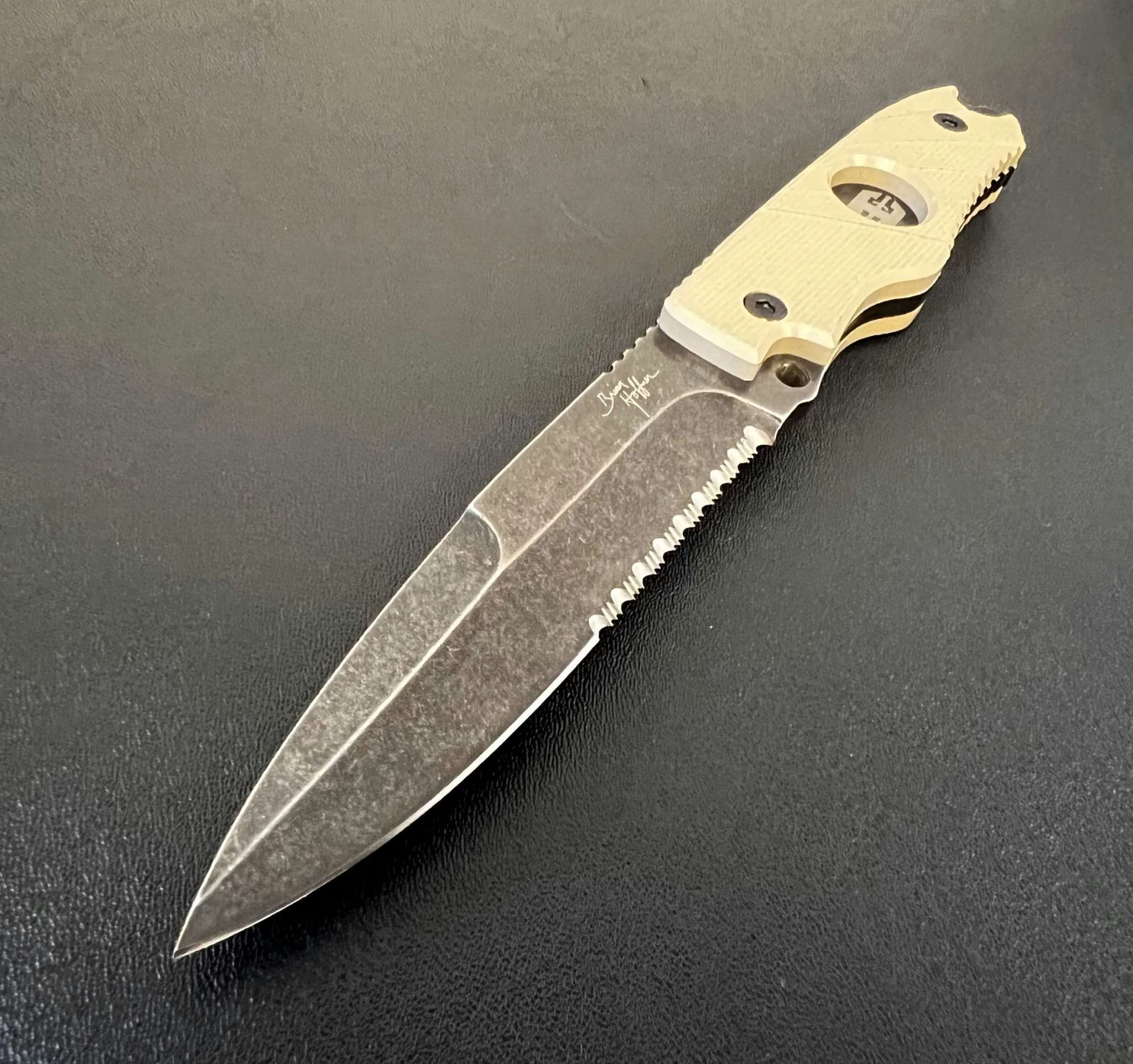 The Hoffner BEAST Knife: 7″ Long Tanto Blade & 3/8″ Thick