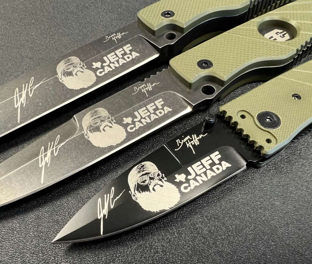 Jeff Canada Collection Edition Knives | Laser Engraved