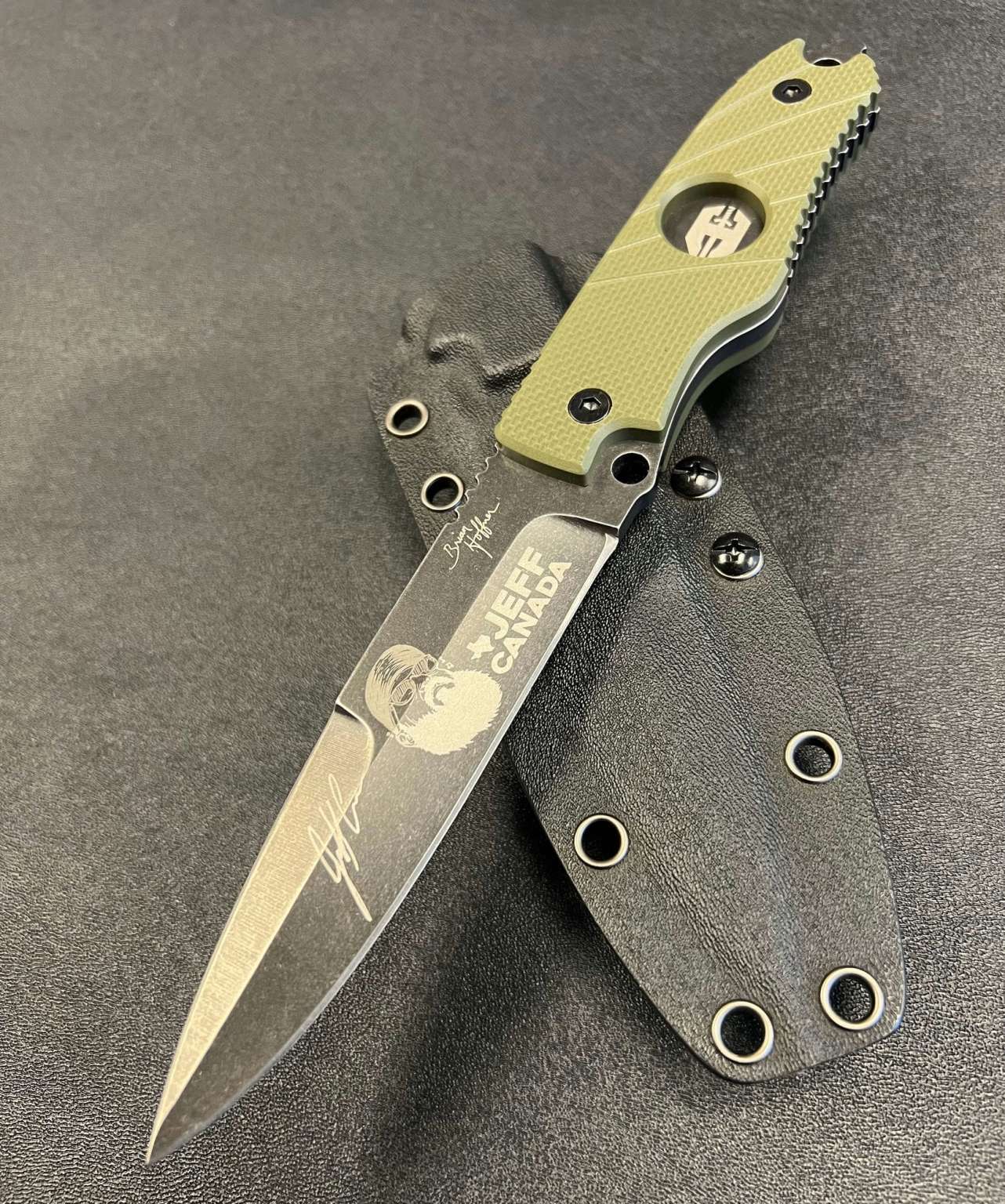 Jeff Canada Collection Edition Knives | Laser Engraved