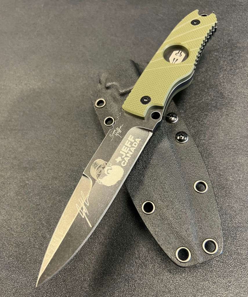 Jeff Canada Collection Edition Knives | Laser Engraved