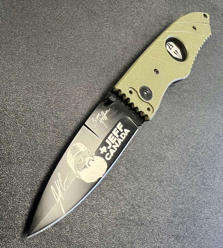 Jeff Canada Collection Edition Knives | Laser Engraved